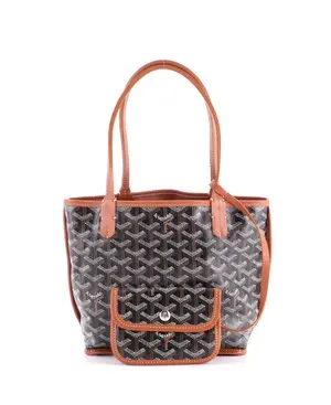 Goyard Anjou Reversible Tote Coated Canvas - Brown