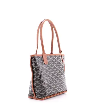 Goyard Anjou Reversible Tote Coated Canvas - Brown