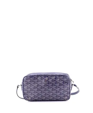 GOYARD Cap Vert Bag Printed Coated Canvas - Blue