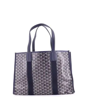 Goyard Mm Villette Tote Printed Coated Canvas - Blue