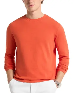 Michael Kors Lightweight Cotton Crewneck Sweater - Mimosa