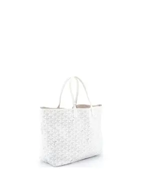 Goyard Saint Louis Pm Tote Coated Canvas - White