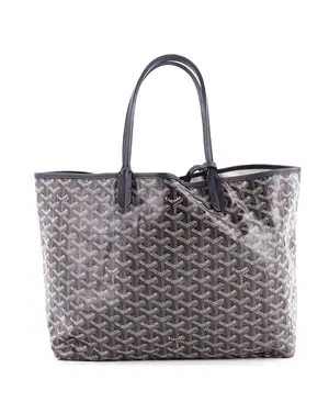 Goyard Pm Saint Louis Tote Coated Canvas - Black