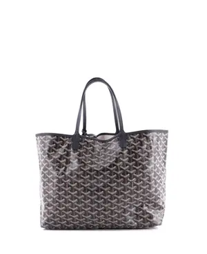 Goyard Pm Saint Louis Tote Coated Canvas - Black