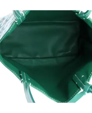 Goyard Anjou Reversible Tote Coated Canvas - Green