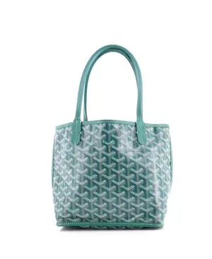 Goyard Anjou Reversible Tote Coated Canvas - Green