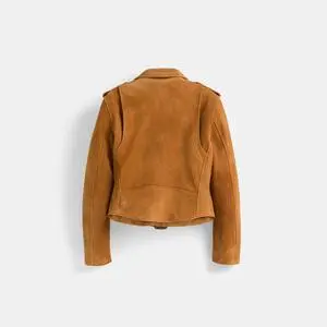 COACH Restored Suede Mini Biker Jacket