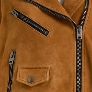 COACH Restored Suede Mini Biker Jacket
