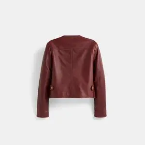 COACH Restored Cardigen Leather Jacket