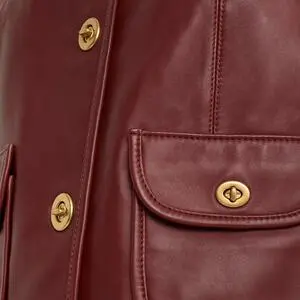 COACH Restored Cardigen Leather Jacket
