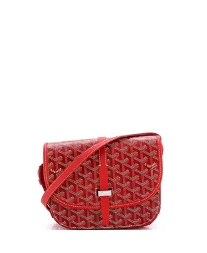 GOYARD Pm Belvedere Ii Messenger Bag Coated Canvas - Red