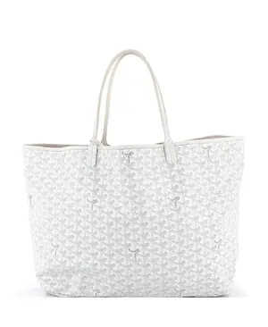 Goyard Gm Saint Louis Tote Coated Canvas - White
