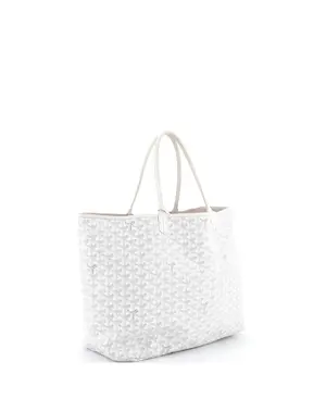 Goyard Gm Saint Louis Tote Coated Canvas - White