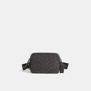 COACH Charter Crossbody Bag 19 In Signature Canvas - Charcoal