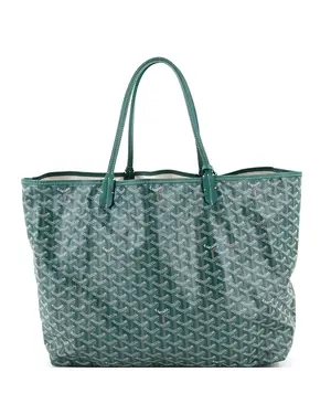 Goyard Gm Saint Louis Tote Coated Canvas - Green