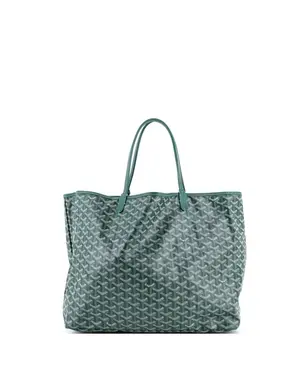 Goyard Gm Saint Louis Tote Coated Canvas - Green