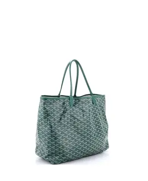 Goyard Gm Saint Louis Tote Coated Canvas - Green