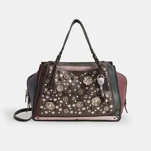COACH Upcrafted Dreamer 36 In Colorblock - Pewter/metallic Graphite Multi