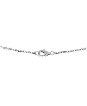 CARTIER Love Interlocking Necklace 18k Gold And Diamonds, 17