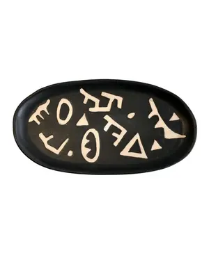 TOV FURNITURE Ceramic Runes Catchall Dish