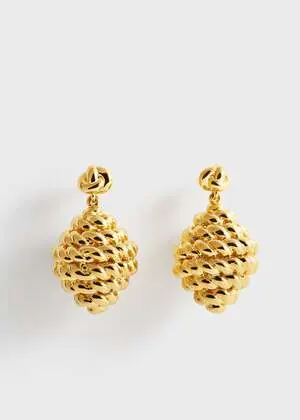 TOTEME Rope Drop Earrings