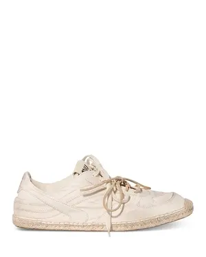 Miu Miu Espadrille Sneakers - Ecru