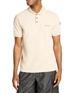 Moncler Short Sleeve Polo Shirt - Agate Grey