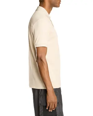 Moncler Short Sleeve Polo Shirt - Agate Grey