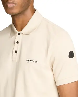 Moncler Short Sleeve Polo Shirt - Agate Grey