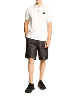 Moncler Elasticated Cargo Shorts - Black