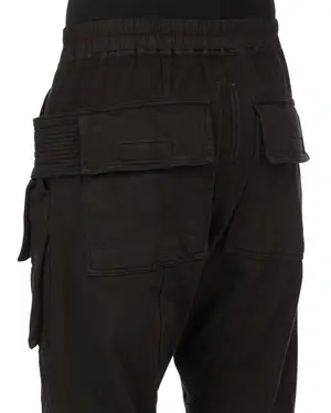 Rick Owens Creatch Cargo Drawstring Pants - Black