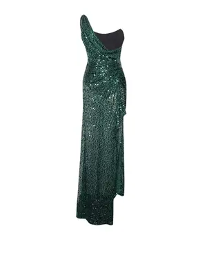 MISS CIRCLE Umme Sequin Gown