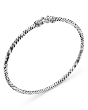 David Yurman Micro Cable Flex Buckle Bracelet