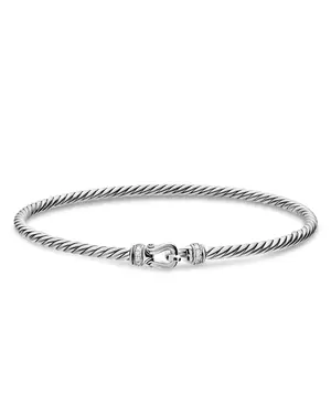 David Yurman Micro Cable Flex Buckle Bracelet
