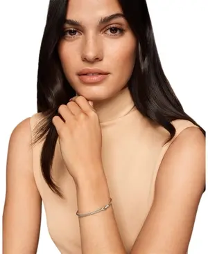 David Yurman Micro Cable Flex Buckle Bracelet