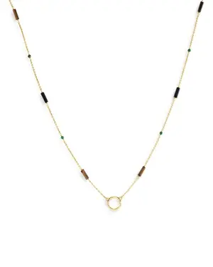 ANABEL ARAM Forza Long Chain Necklace - Gold
