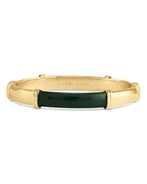 ANABEL ARAM Forza Bangle Bracelet - Malachite Green