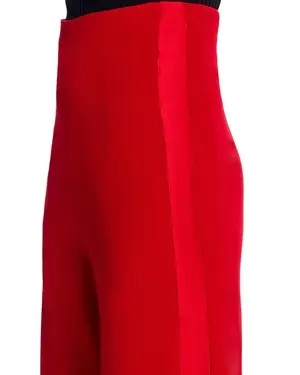 SERGIO HUDSON Silk Tuxedo Signature Pants