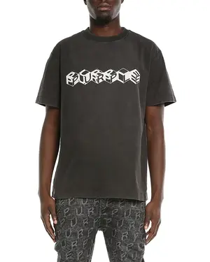 PURPLE BRAND Textured Short Sleeve Tee