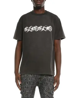 PURPLE BRAND Textured Short Sleeve Tee