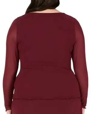 ESTELLE Annalise Mesh Top