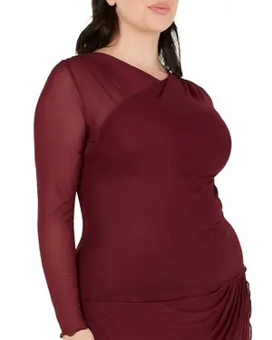 ESTELLE Annalise Mesh Top