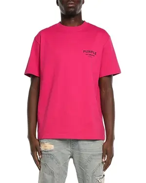 PURPLE BRAND Heavyweight Jersey Short Sleeve Tee - Red