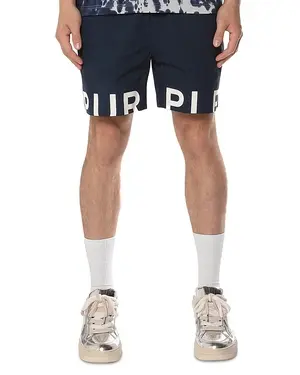 PURPLE BRAND 5.75 All Round Shorts - Navy