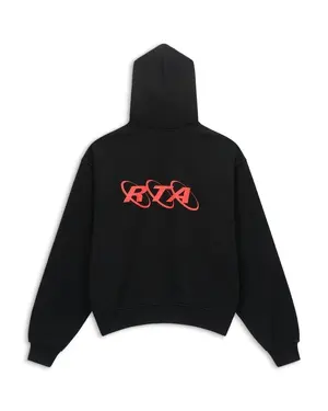 RtA Layered Zip Hoodie - Black Planetary Rta