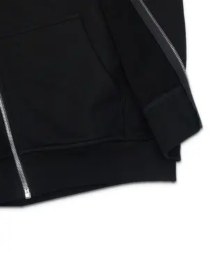 RtA Layered Zip Hoodie - Black Planetary Rta
