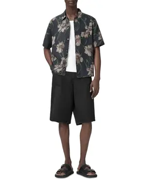 ALLSAINTS Climber Short Sleeve Shirt - Jet Black