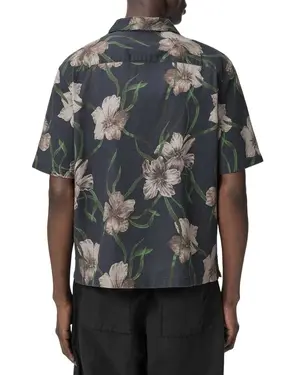 ALLSAINTS Climber Short Sleeve Shirt - Jet Black