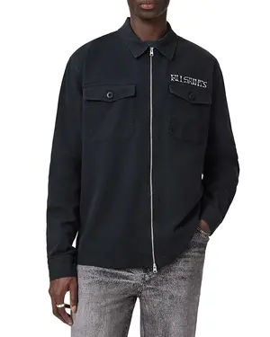 ALLSAINTS Orbit Shirt Jacket - Jet Black