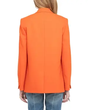 Zadig&Voltaire Vanille Notched Collar Blazer - Tangerine